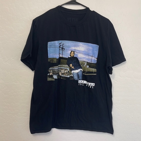 Ice Cube | Shirts | Ice Cube Mens Large Black Tee Shirt | Poshmark